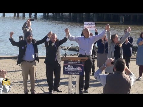 Looking to boost Menendez, Booker headlines GOTV rallies in Hoboken and Jersey City