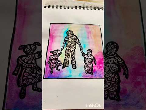 father's day special drawing #art#viral#trending #artist#shorts