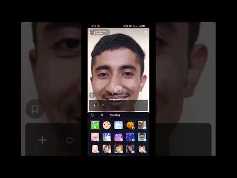 Way to put photo in Tiktok live screen