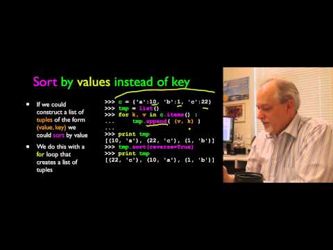 Python for Informatics - Chapter 10 - Tuples