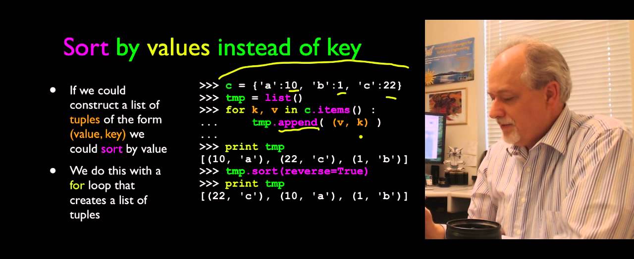 Python for Informatics - Chapter 10 - Tuples