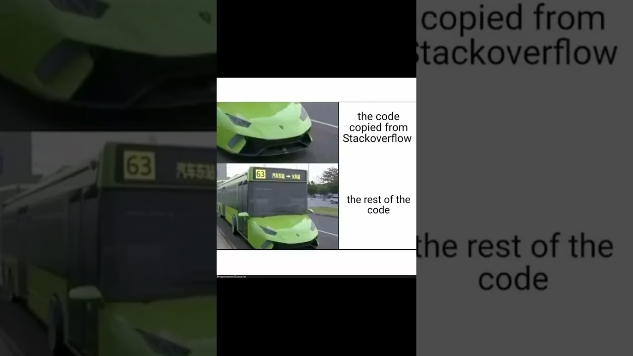 Copying code from StackOverflow be like #programmerhumor #short #shorts