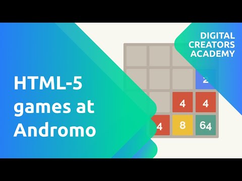 How to create apps with HTML5 games at Andromo