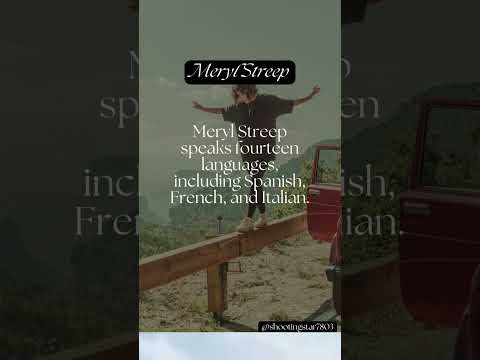 Here are some interesting facts about Meryl Streep