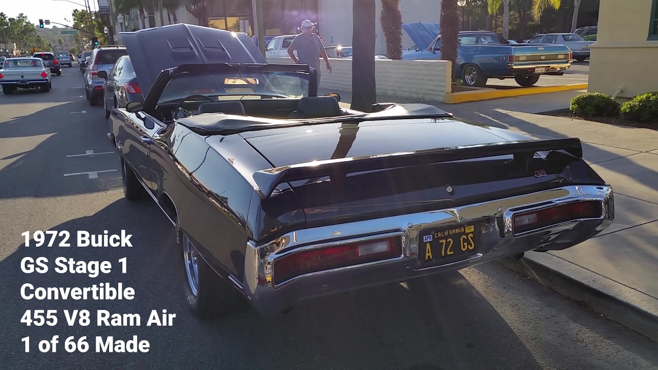 1972 Buick GS 455 Stage 1 Ragtop Is a Special-Order All-Black Unicorn, Could Be One-of-One ...