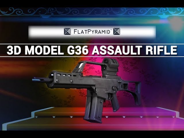 G36 Assault Rifle 3D Model - FlatPyramid