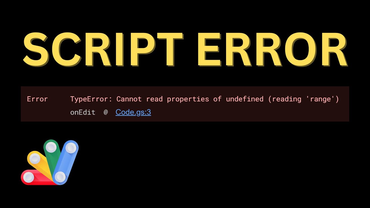 How to Fix TypeError in Google Apps Script