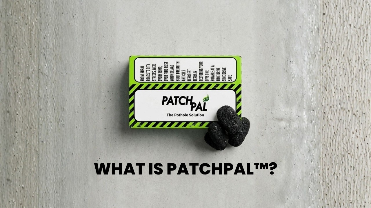 PatchPal™: The 3 Step Pothole Fix in Under 10 Mins