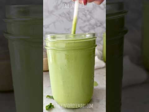 Kale Smoothie Recipe that Doesn't Taste Like Kale!