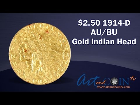 $2.50 Varied Date AU/BU Indian Head at Art and Coin TV