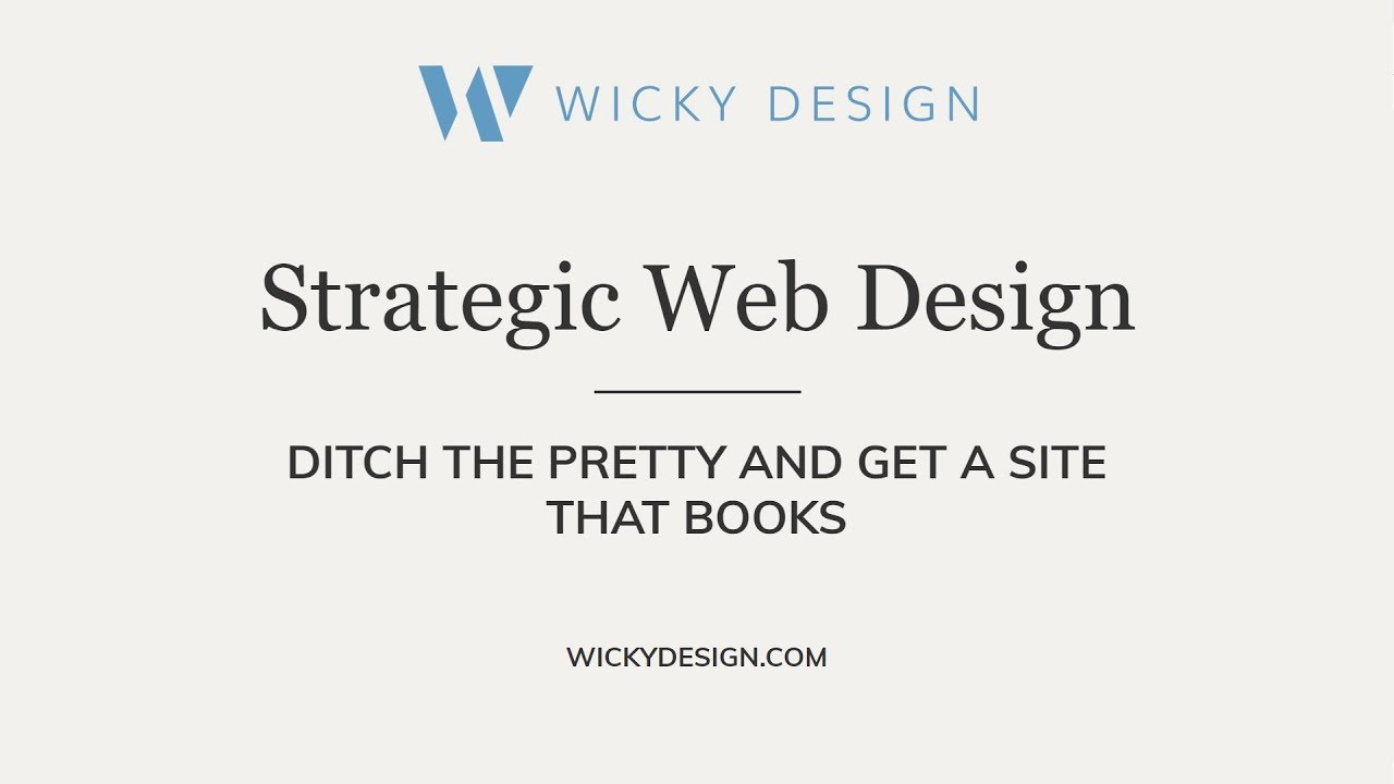 Strategic Web Design : Presentation