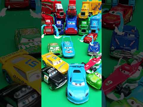 Lightning McQueen Or The King Dinoco? Mcqueen Truck Container #toys #pixarcars #cars #mcqueen