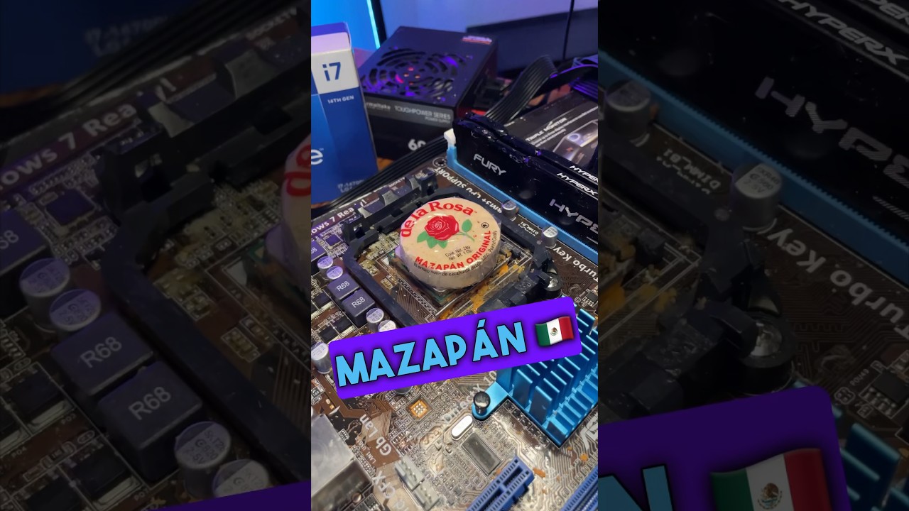 Can a Mazapán Cool Your CPU? #pc #cpu #gaming #amd #processor #tech #candy #mexican #cool #intel