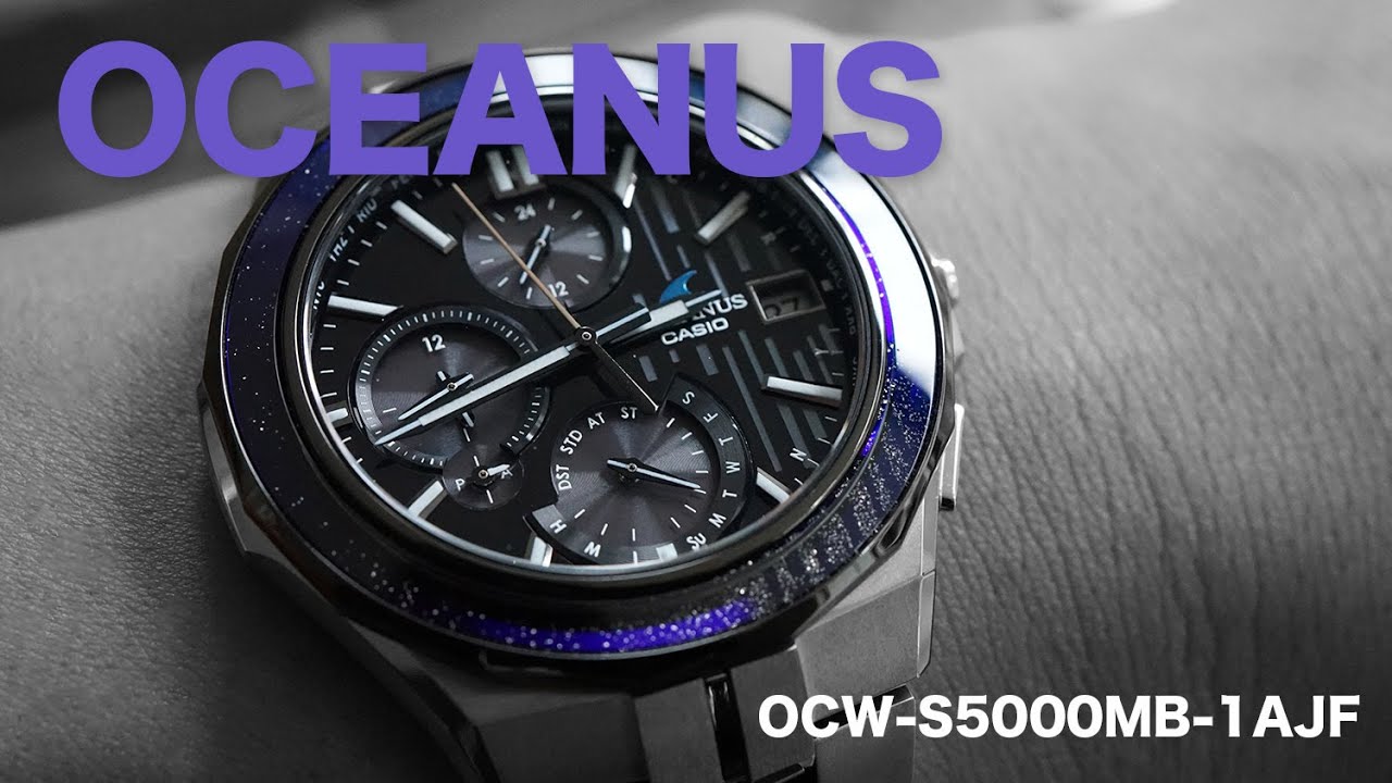 オシアナス マンタ OCW-S5000MB-1AJF 【黒文字盤 クオーツ式腕時計】