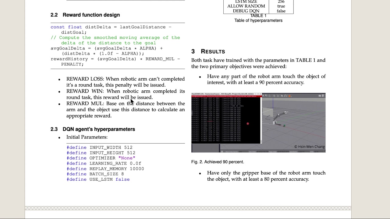 Deep Reinforcement Learning ARM Manipulation