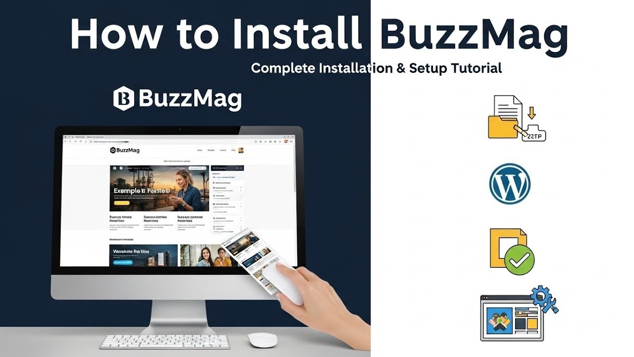 How to install BuzzMag – News WordPress Magazine Blog Theme | Complete Installation & Setup Tutorial