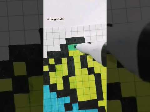 Things to do when you're bored / Bulbasaur Pixel Art #shorts #pixelart #arts #artvideo #artprocess
