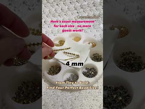 ⨠Having trouble picking the right bead size? š