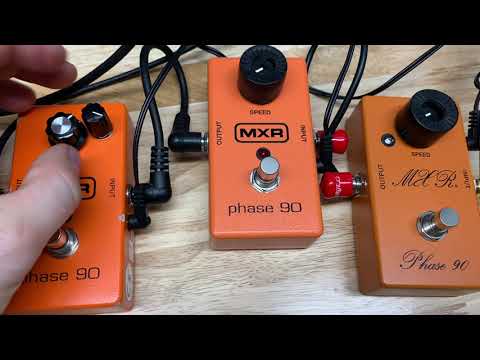 MXR M101 Phase 90 (Mods! Depth Knob and Script Specs) VIDEO | Reverb