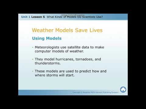 What Kinds of Models do Scientists Use?
