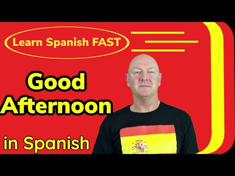 Learn Spanish | How To Say "Good Afternoon" in Spanish | Learn Spanish Language