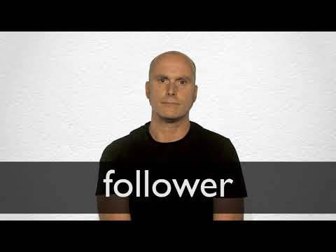 How to pronounce FOLLOWER in British English