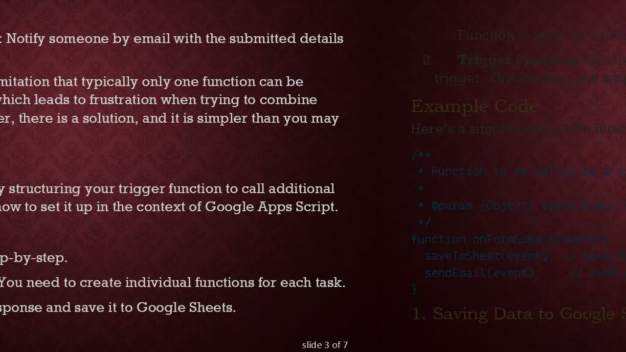 Efficiently Run Consecutive Functions on a Single Trigger in Google Apps Script