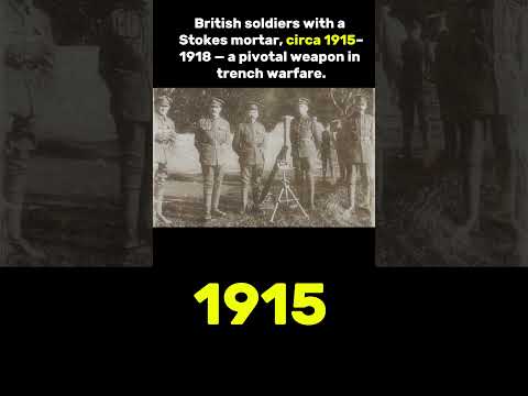WWI British Soldiers with Stokes Mortar | Revolutionary Trench Warfare Weapon