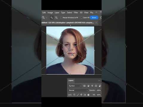 Make a 2x2 picture with white background easily in PS!