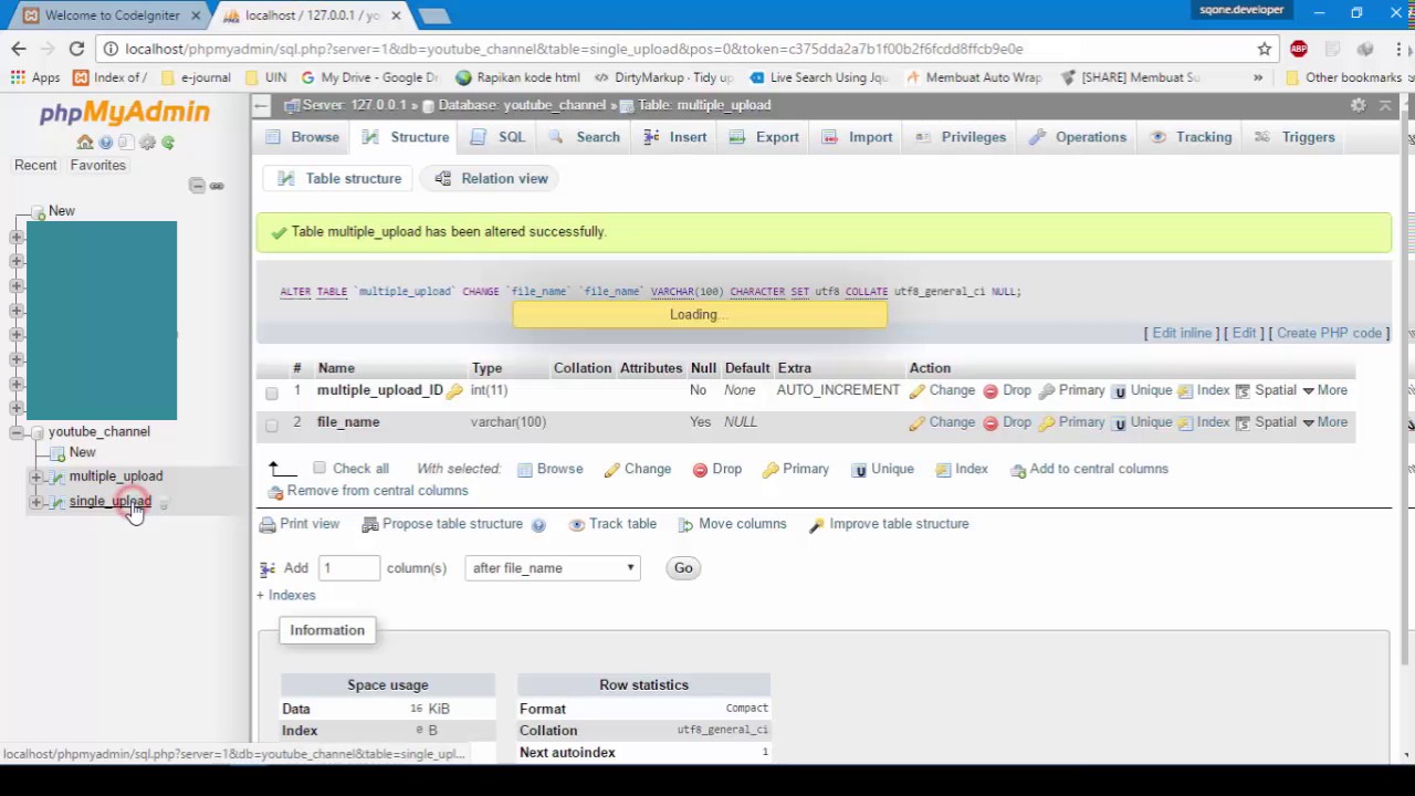 Codeigniter single and multiple upload