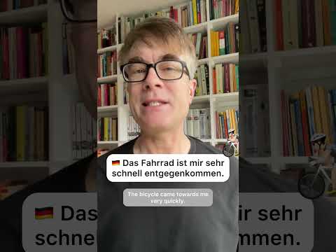 Quick verb: "entgegenkommen" #learngerman