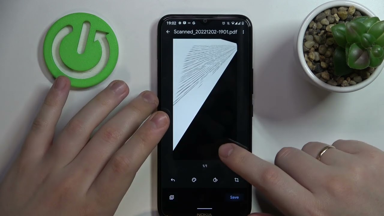 How to Scan a Document and make PDF on Nokia C21 Plus?