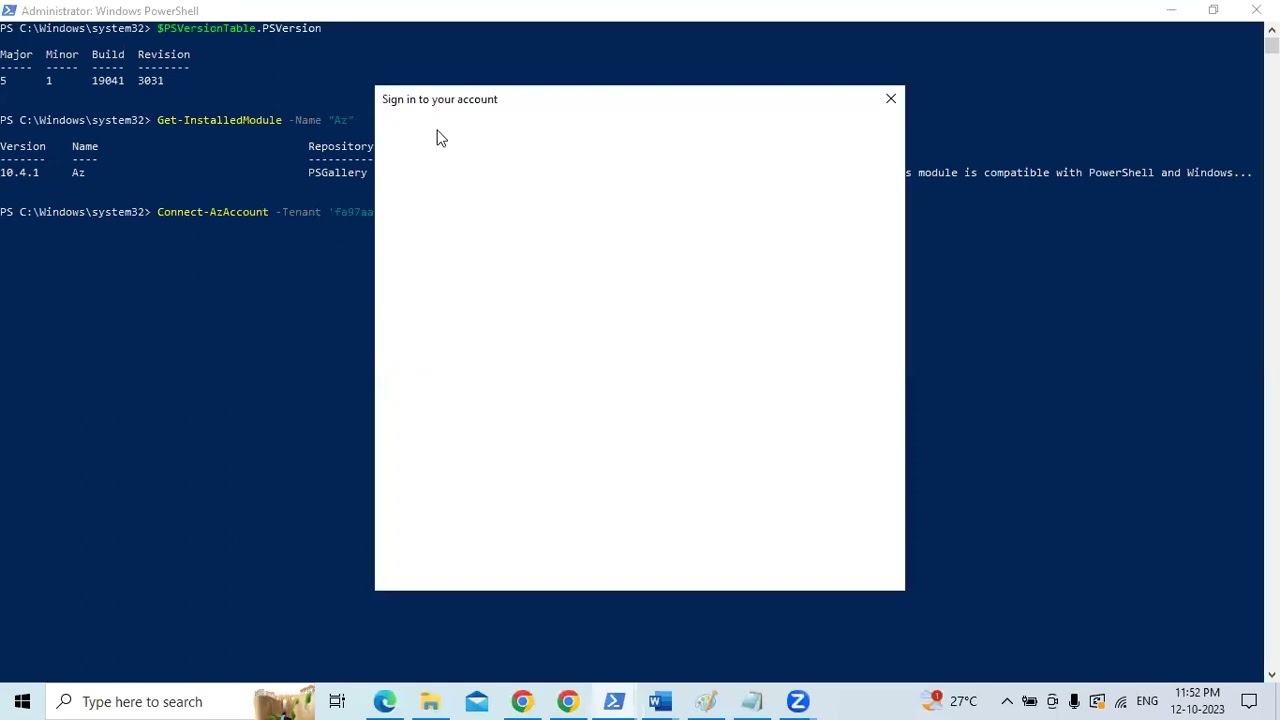Azure ARM Template deployment by using PowerShell