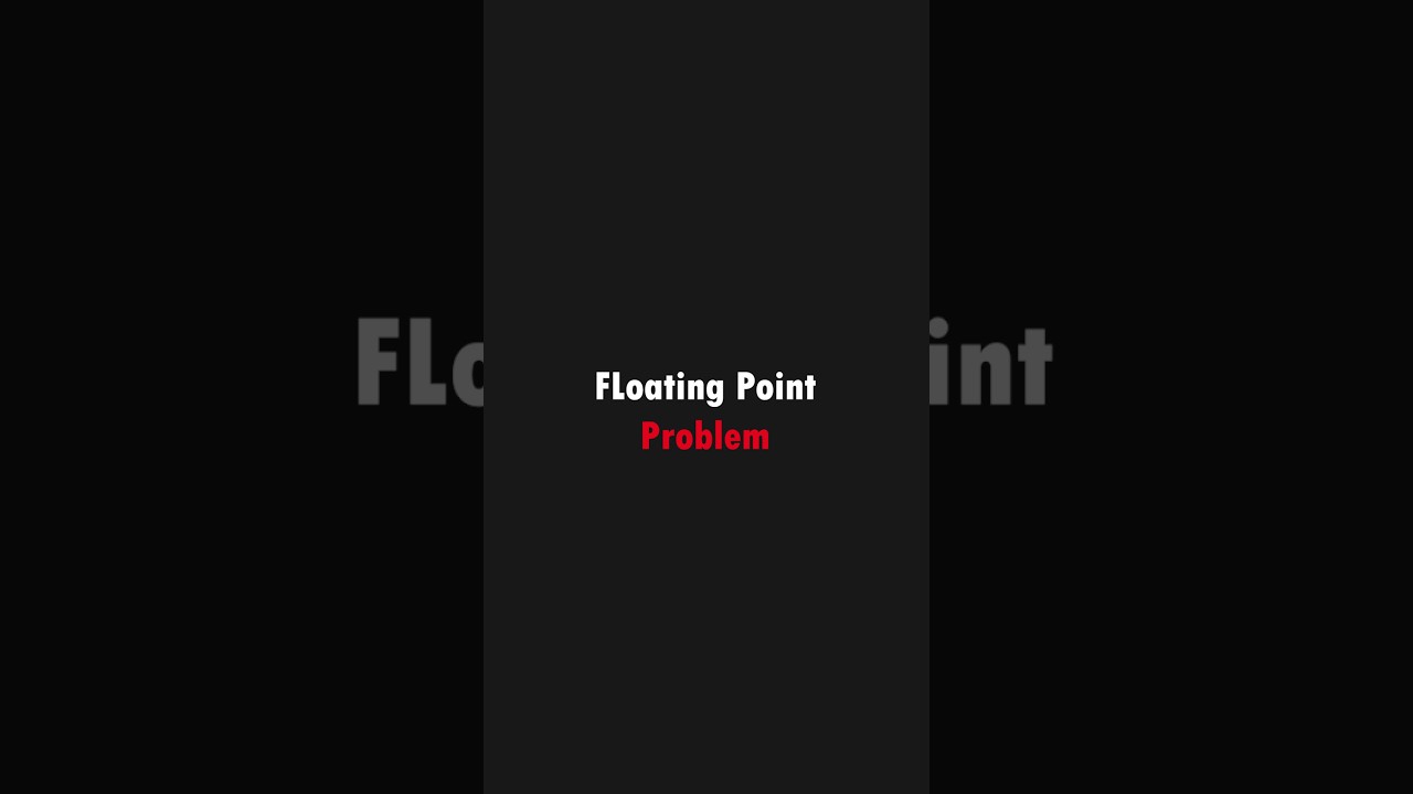 The floating point problem: 0.1+0.2≠0.3🤔 #coding #programming #code #javascript #java #chatgpt