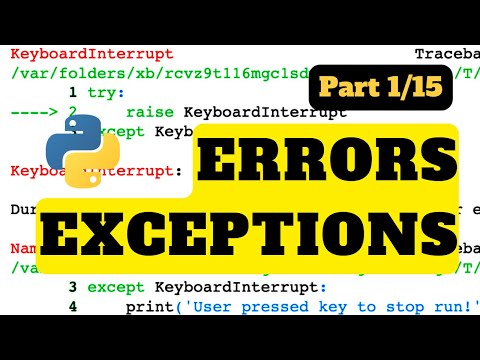 Syntax error and Exception | Python Tutorial