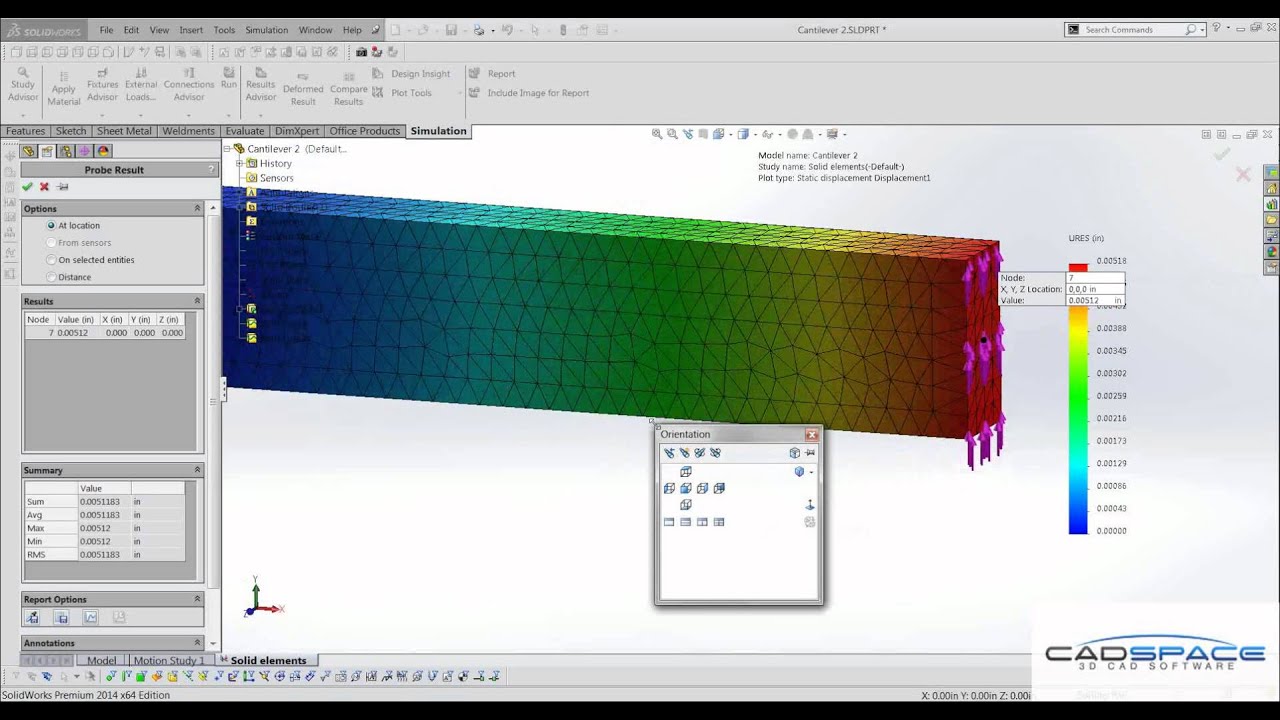 Introduction to SolidWorks Simulation Analysis