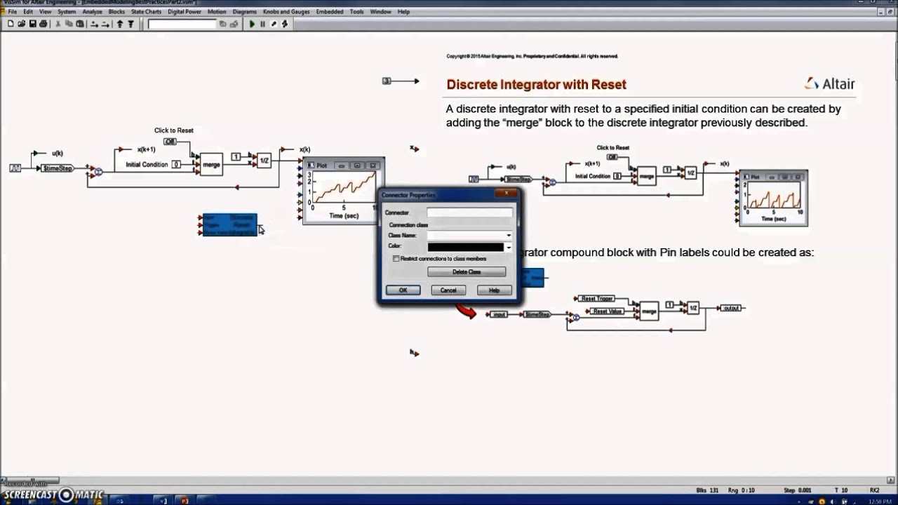 VisSim EMBEDDED - Embedded Modeling Fundamental Concepts Part2