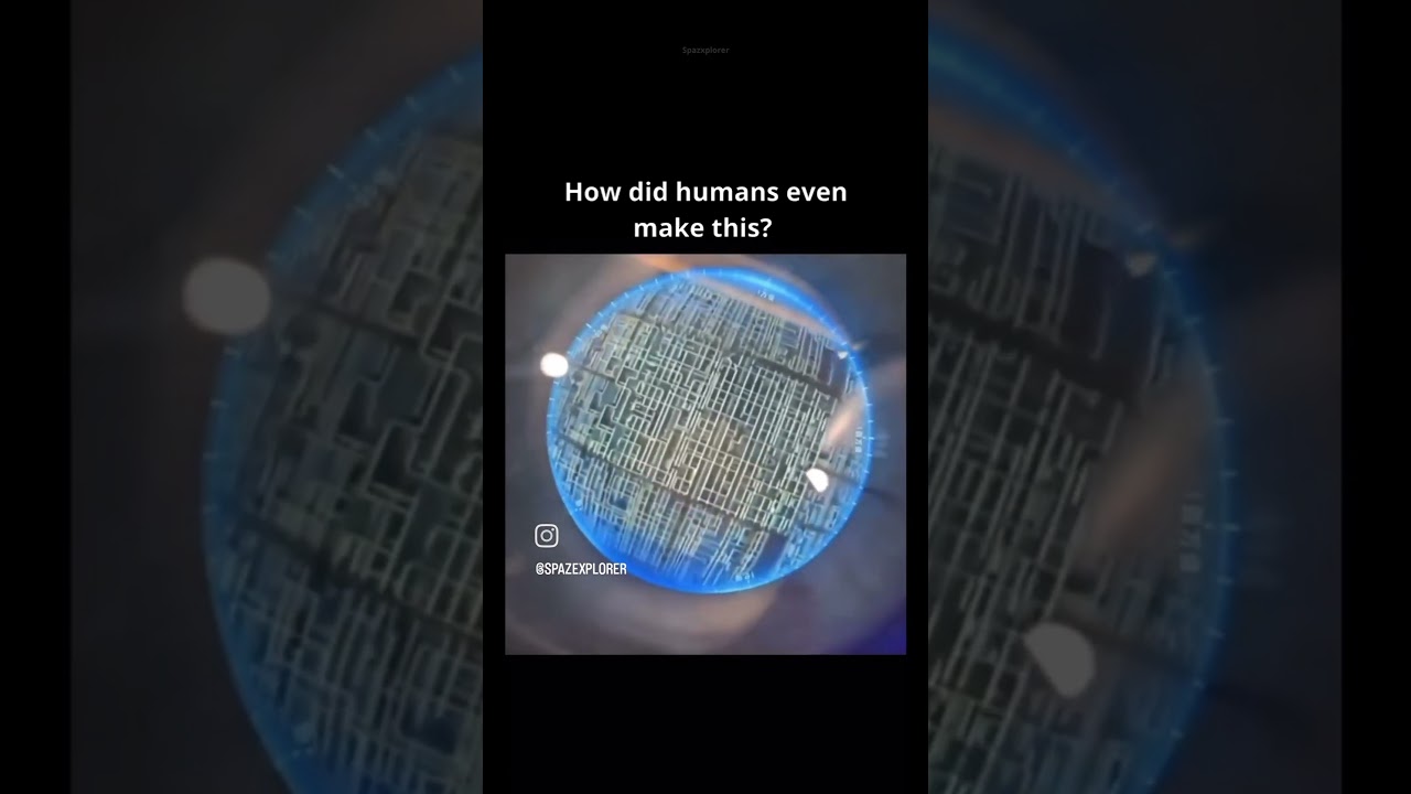 CPU Transistors vs Human Hair Comparison 🔬🤯 #education #semiconductor #science