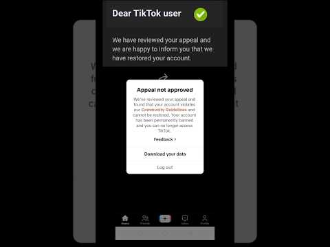 appeal not approved TikTok how to recover suspend acount TikTok how to recover banned acount TikTok