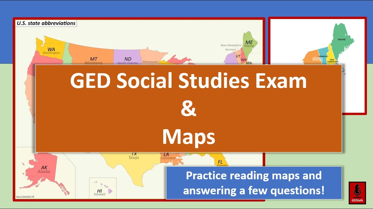 🗺️GED Social Studies Practice | Reading Maps Without Getting Lost📍 #ged #gedtalk #gedsocialstudies