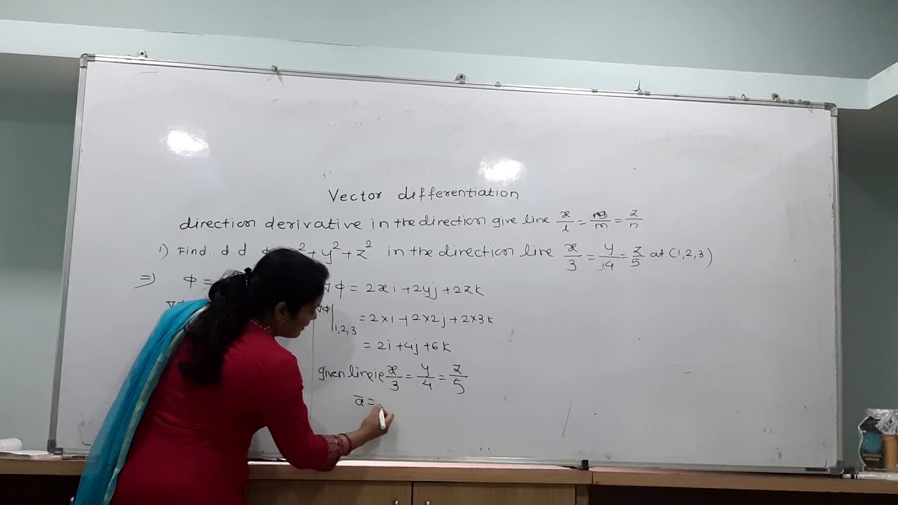 Vector Differentitation   direction derivative Part (A) Patil Classes
