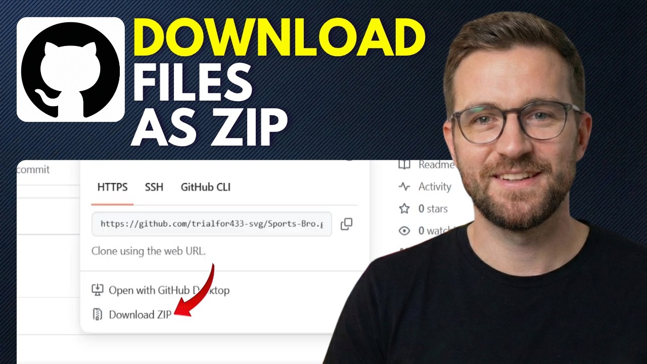 How to download GitHub files as ZIP (Step By Step 2026)