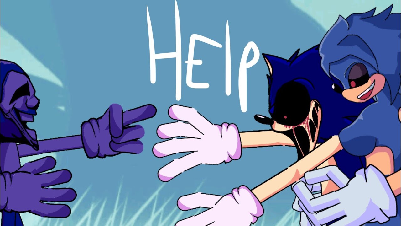 Sonic.ExE meets Female Sonic.ExE