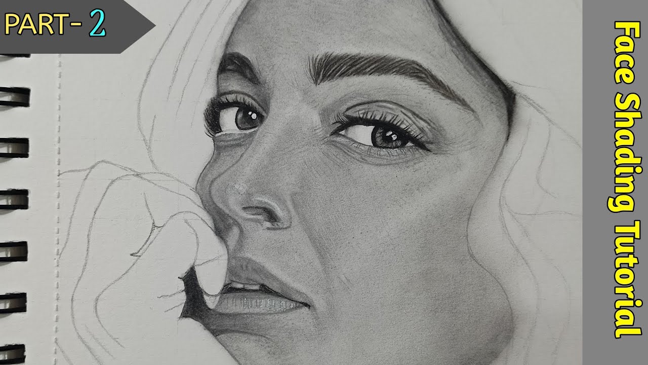 Realistic Face Shading Tutorial Step By Step. PART-2