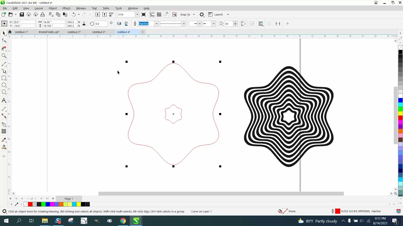 CorelDraw Tips & Tricks Draw This Pattern Blend Tool