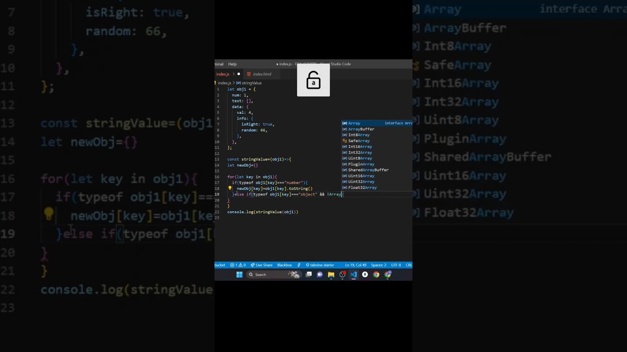 How I optimized Data structures and Algorithms using JavaScript #shorts #viral #trend #javascript
