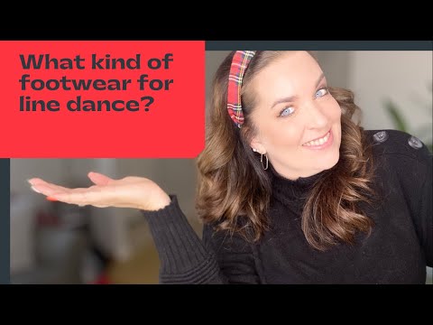 What kind of footwear is best for Line Dancing?