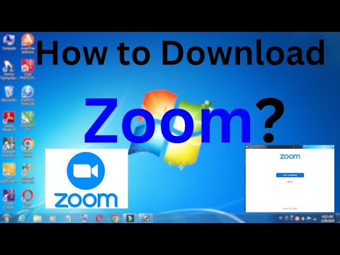 How to Download/Install Zoom App on Windows 7? Computer/Laptop