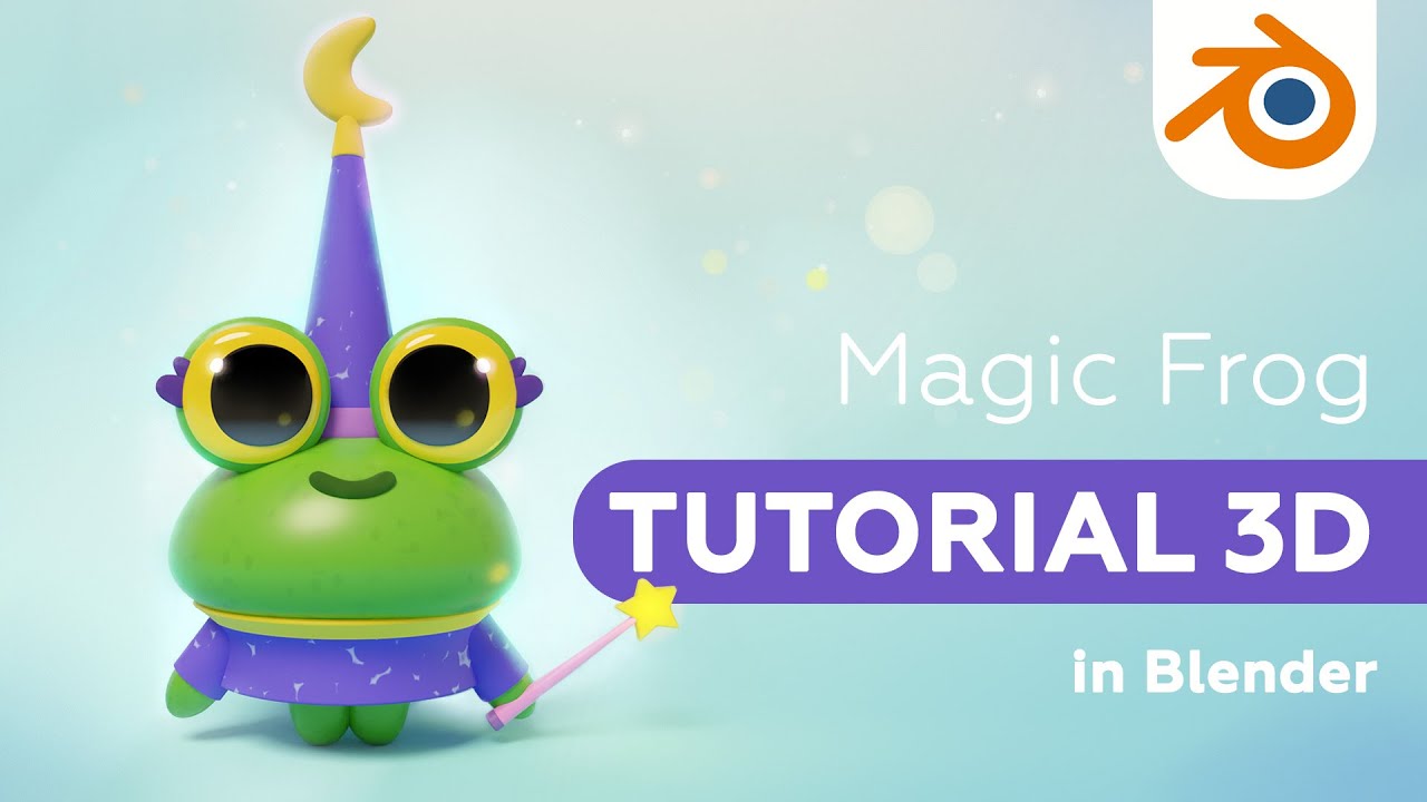 3D Frog Character Modeling | Blender Tutorial for Beginners [RealTime]