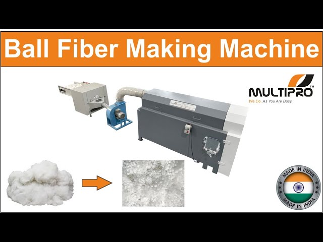 Ball Fiber Making Machine - Ball Fiber Machine /Cluster Fiber machine ...